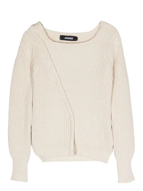 Jacquemus Tricot Cardigan - Beige