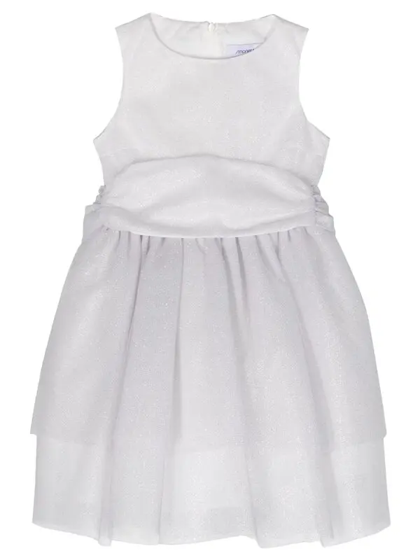 SIMONETTA Woven Dress - Silver