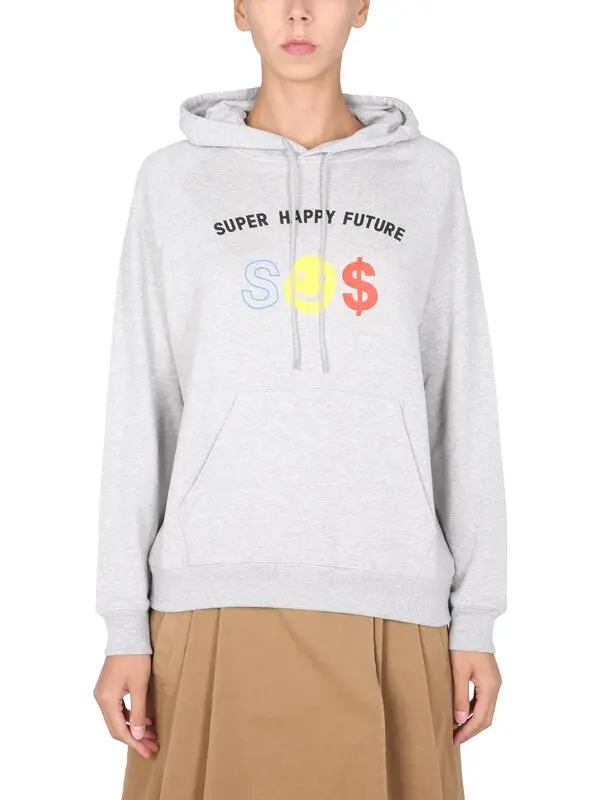Être Cécile Graphic Hoodie - Grey