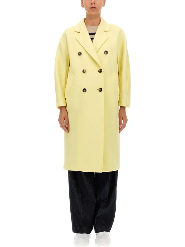 Max Mara Madame Coat - Yellow