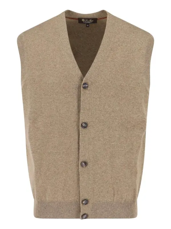 Loro Piana Cashmere Vest - Brown