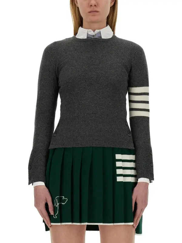 Thom Browne Cashmere Sweater - Grey
