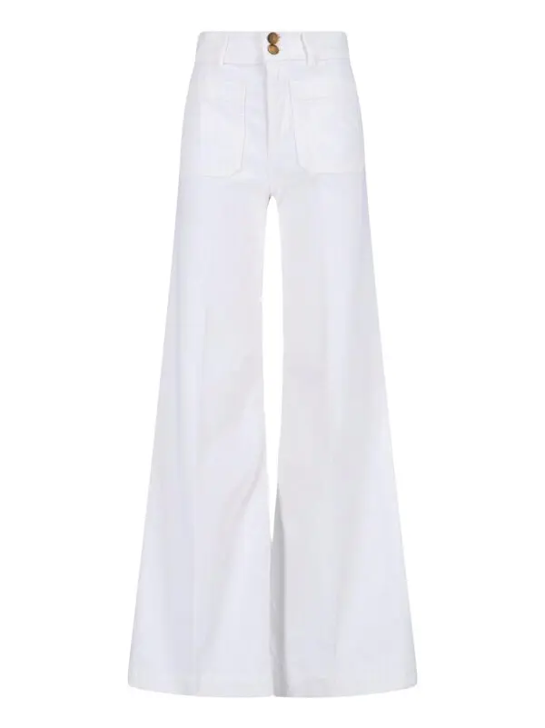 Seafarer Jane Wide Leg Jeans - White
