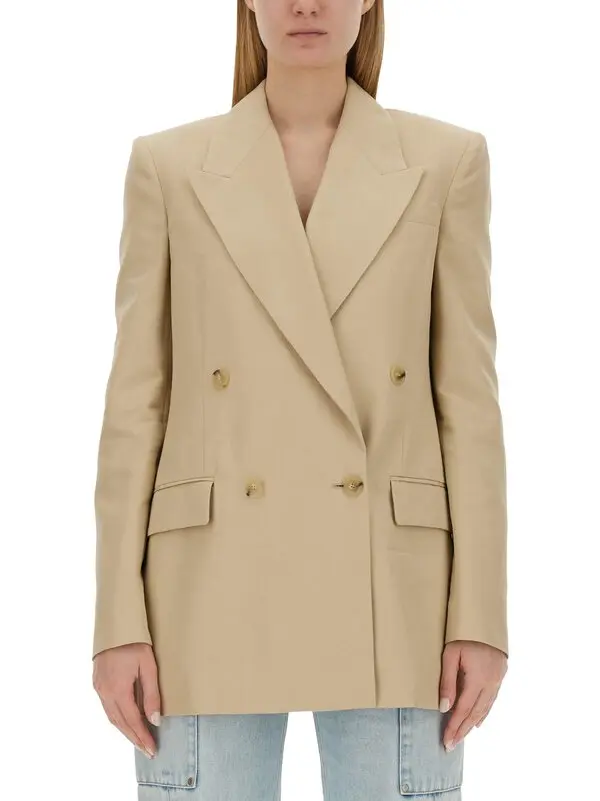 Stella McCartney Double-breasted Jacket - Beige