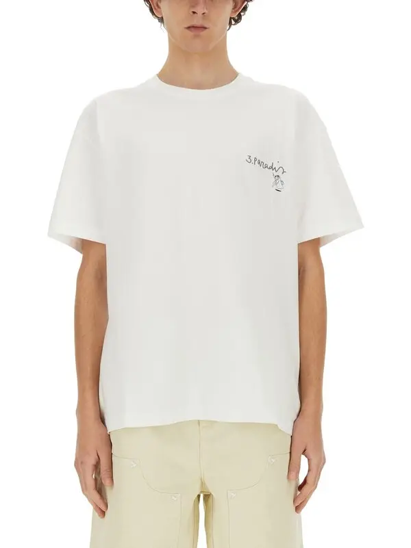 3.PARADIS X Edgar Plans T-shirt - White