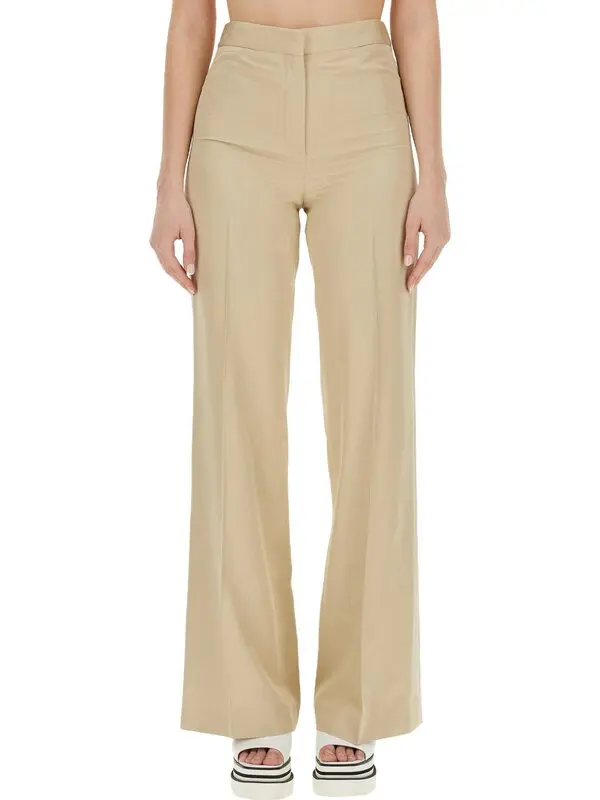 Stella McCartney Flare Fit Trousers - Beige