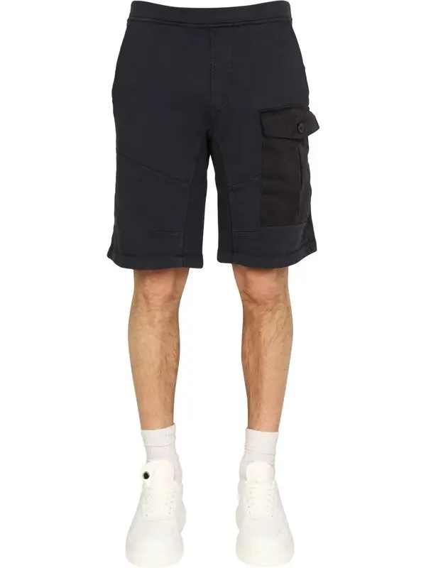 TEN C Pocket Bermuda Shorts - Blue
