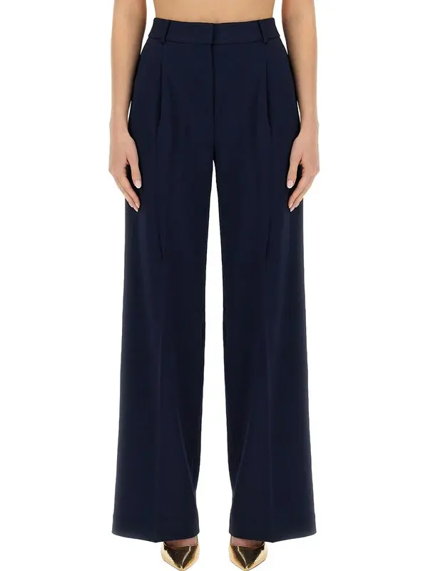 Michael Kors Wide Leg Trousers - Blue