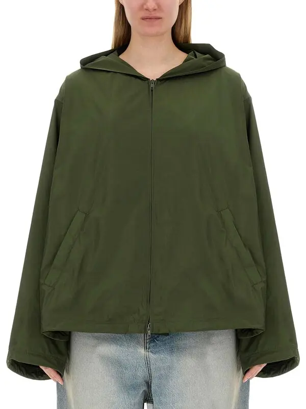 Balenciaga Hooded Jacket - Brown