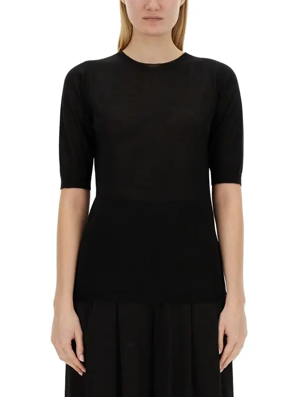 Fabiana Filippi Cashmere-silk Blend Sweater - Black