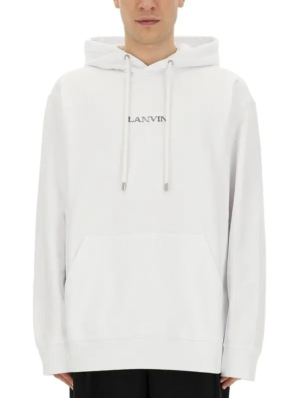 LANVIN Logo Sweatshirt - White
