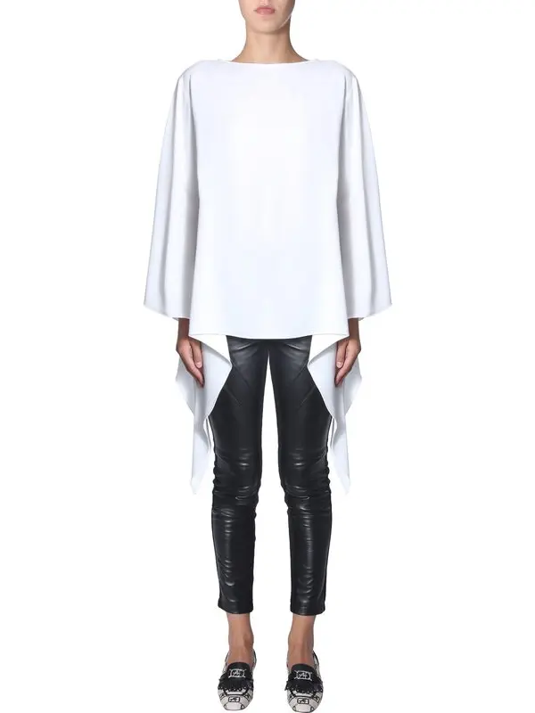 Alberta Ferretti Oversize Fit Blouse - White