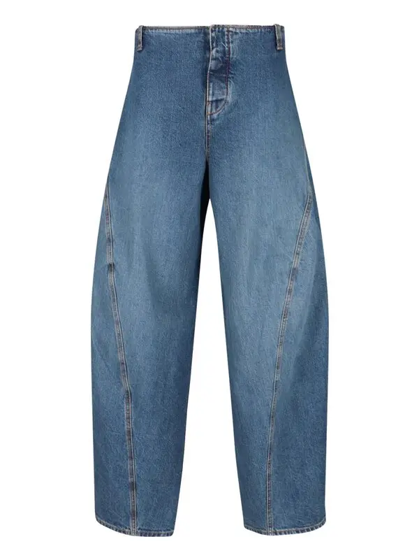 Alaïa Wide-leg Denim Jeans - Blue