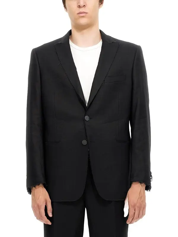 TONELLO Single-breasted Jacket - Black