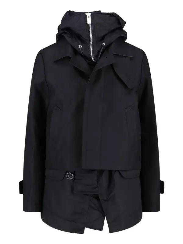 Sacai Double Layer Jacket - Black