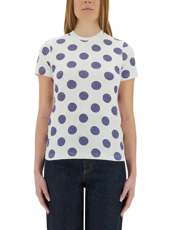 Moschino Polka Dots T-shirt - White