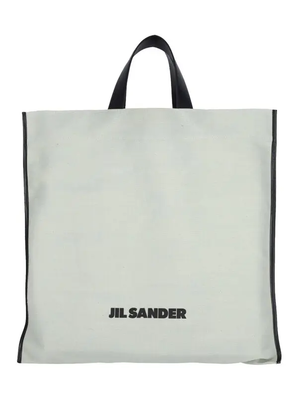 JIL SANDER Square Tote Bag - Green