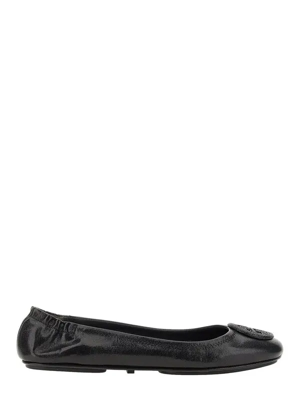 Tory Burch Minnie Travel Ballerinas - Black