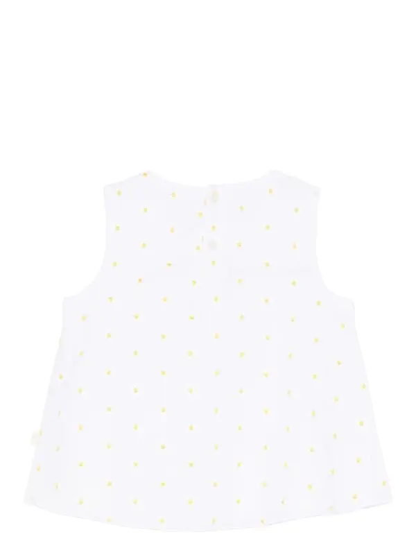 IL GUFO Sleeveless Shirt - White