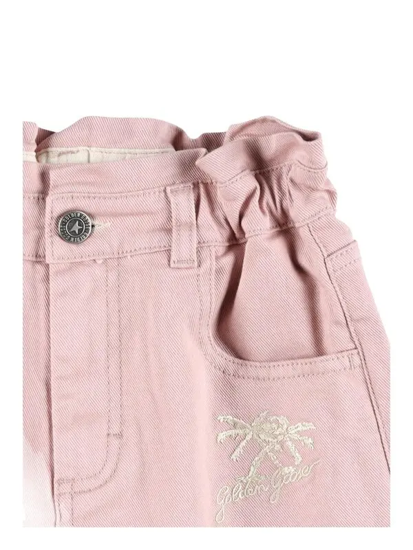 GOLDEN GOOSE Gabardine Bermuda Shorts - Pink