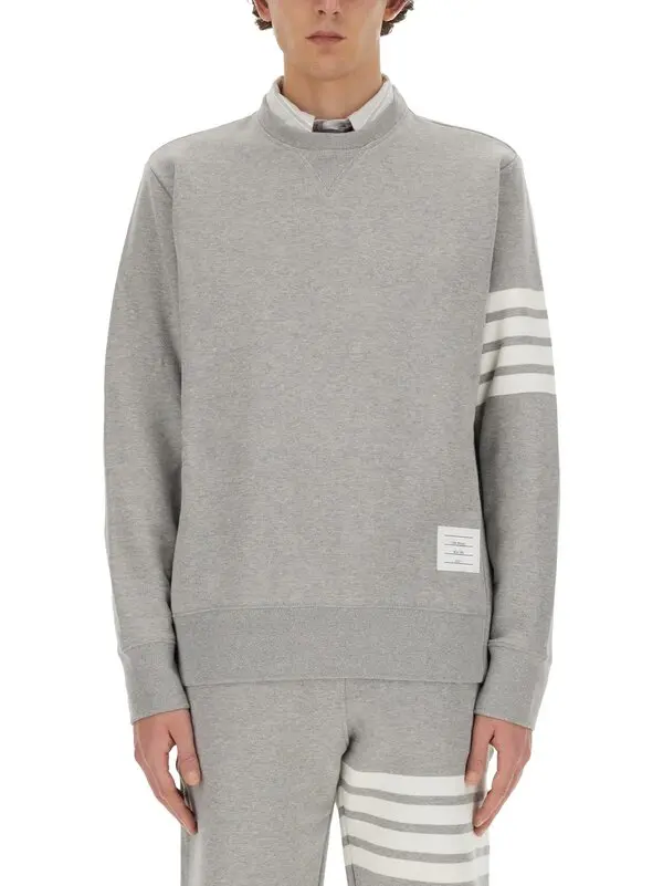 Thom Browne 4-bar Sweatshirt - Grey
