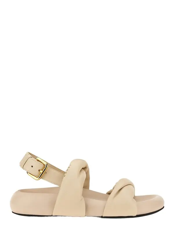 Marni Leather Sandal - Ivory
