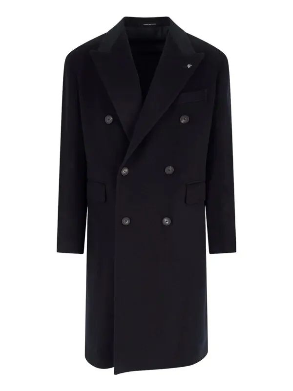 Tagliatore Pino Lerario Double-breasted Coat - Blue