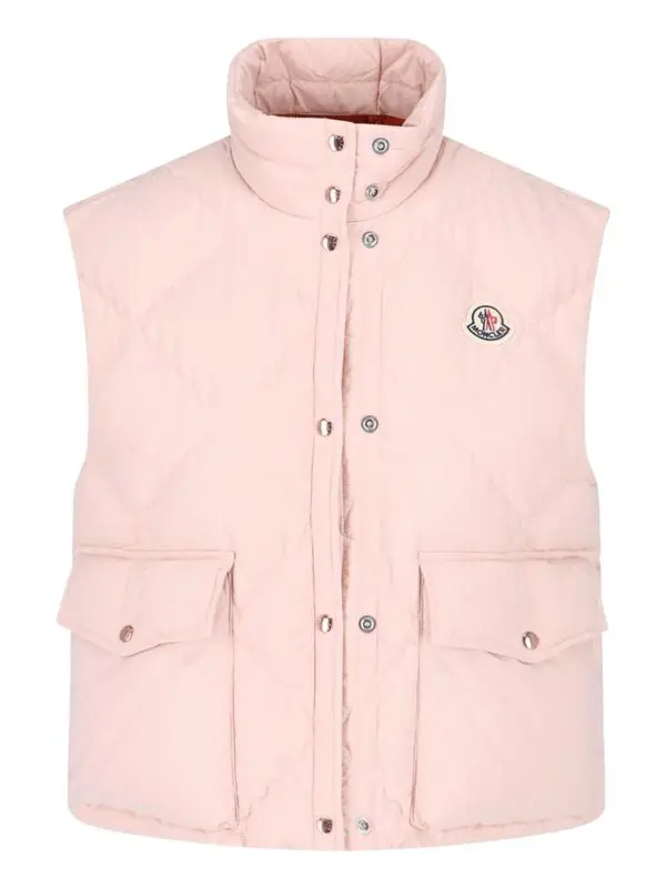 Moncler Padded Vest - Pink