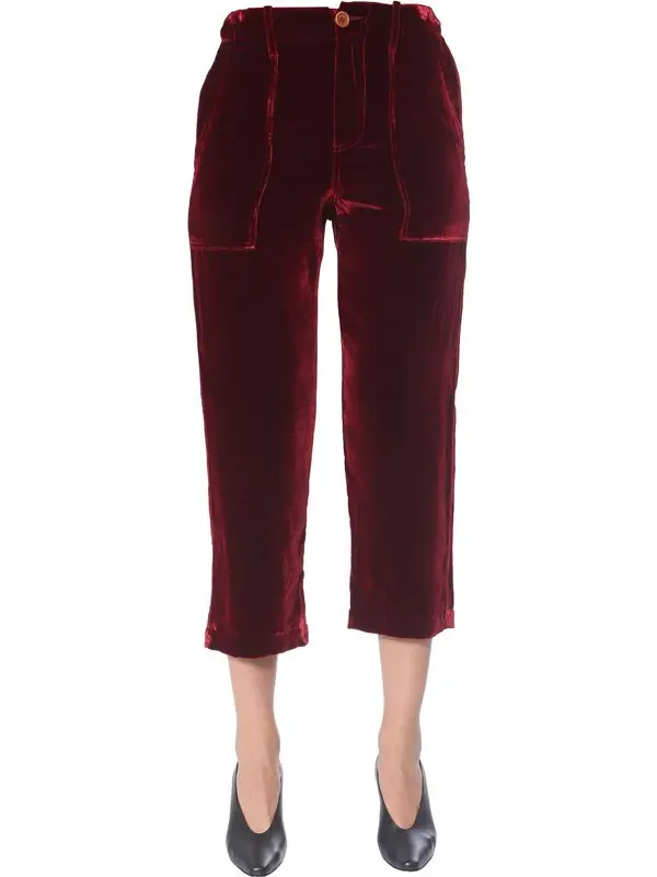 MAISON JEJIA Cropped Pants - Bordeaux