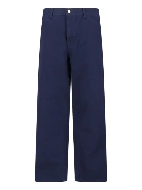 Carhartt Work In Progress Single Knee Carpenter Pants - Blue