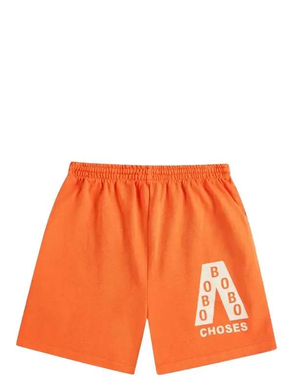 BOBO CHOSES Shorts With Logo - Orange