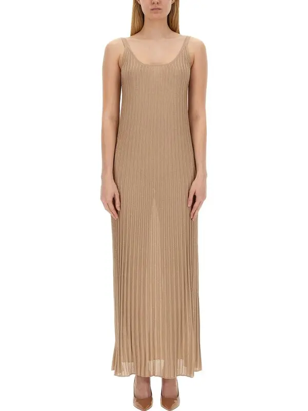 Max Mara Rhythm Piano Dress - Nude