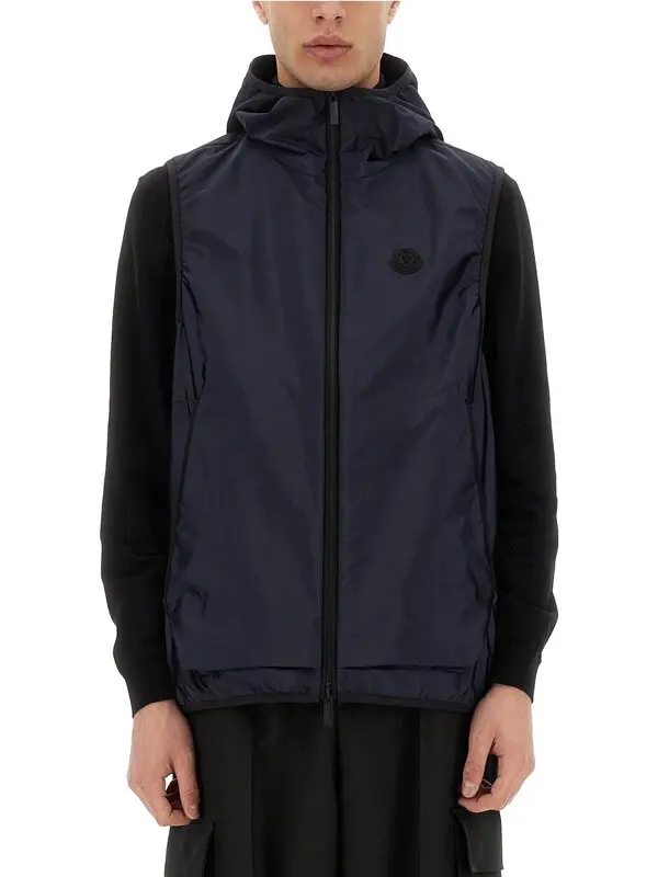 Moncler Moretan Sleeveless Jacket - Blue