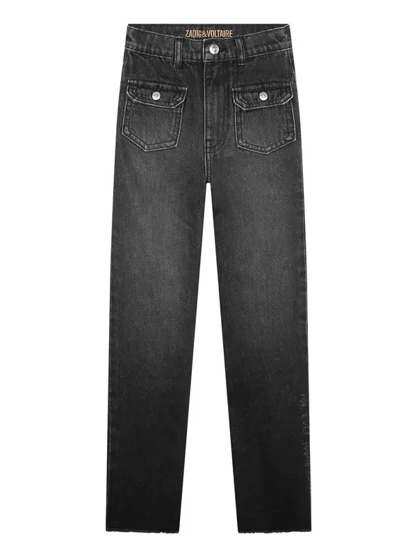 Zadig&Voltaire Straight Leg Jean Pants - Denim
