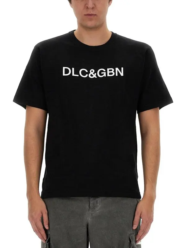 Dolce & Gabbana T-shirt With Logo - Black