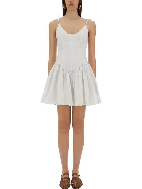 Staud Dena Mini Dress - White