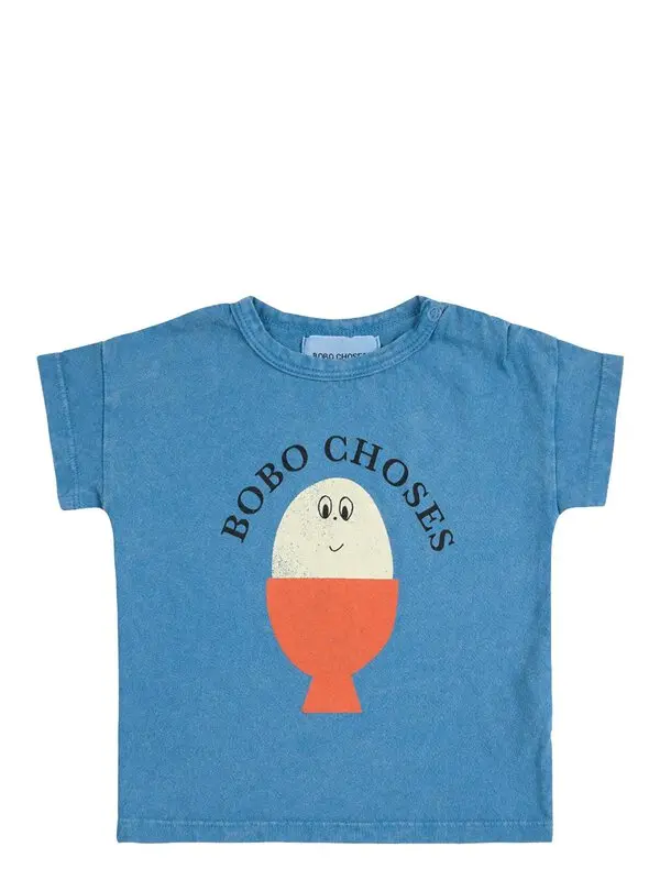 BOBO CHOSES Printed T-shirt - Blue