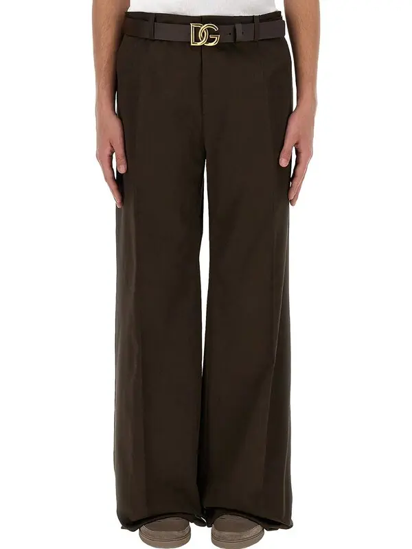 Dolce & Gabbana Tailored Trousers - Brown