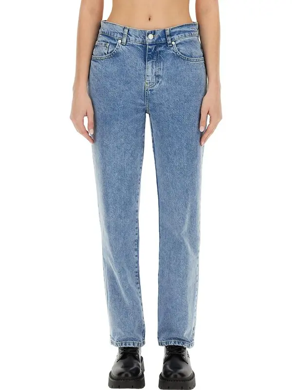 Moschino Boyfriend Fit Pants - Denim