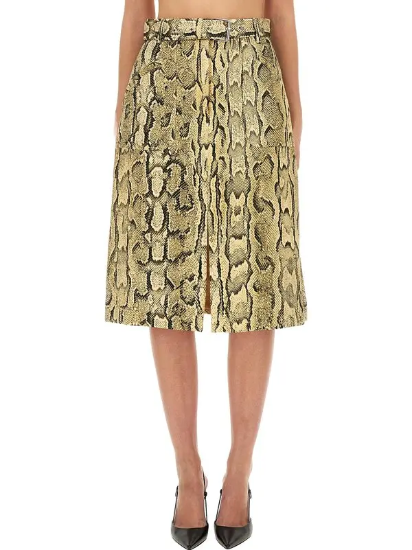 Dries Van Noten Animal Print Skirt - Animalier