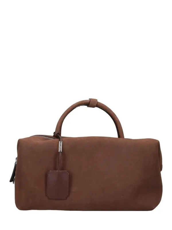 Max Mara Medium Suede Holdall Bag - Brown