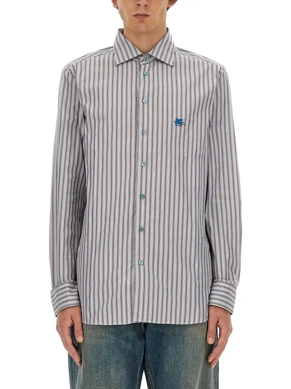 Etro Pegasus Logo Shirt - Multicolour