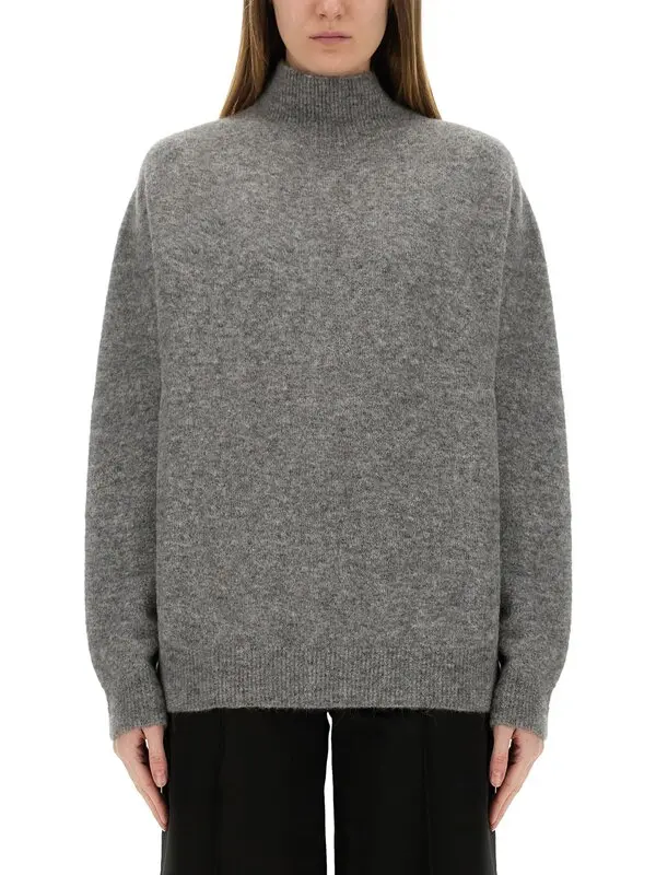 ALYSI Turtleneck Shirt - Grey