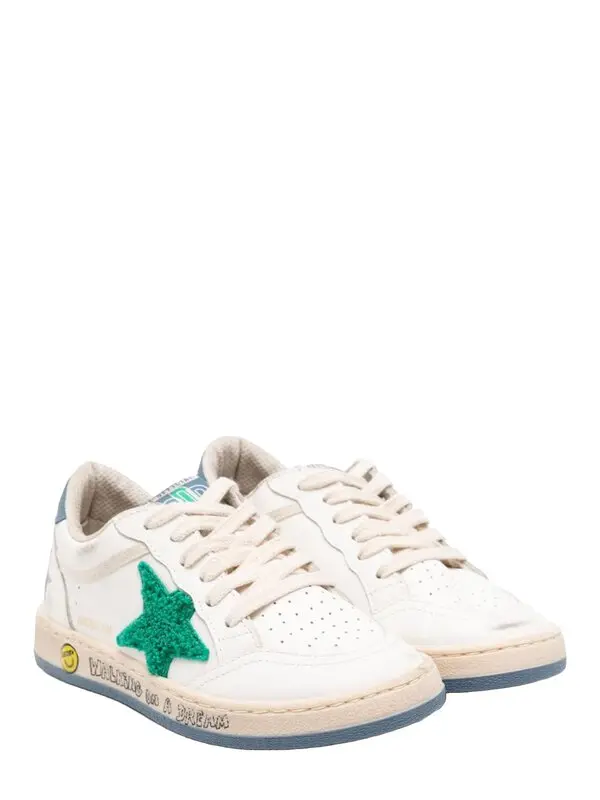 GOLDEN GOOSE Suede Sneakers With Star - White