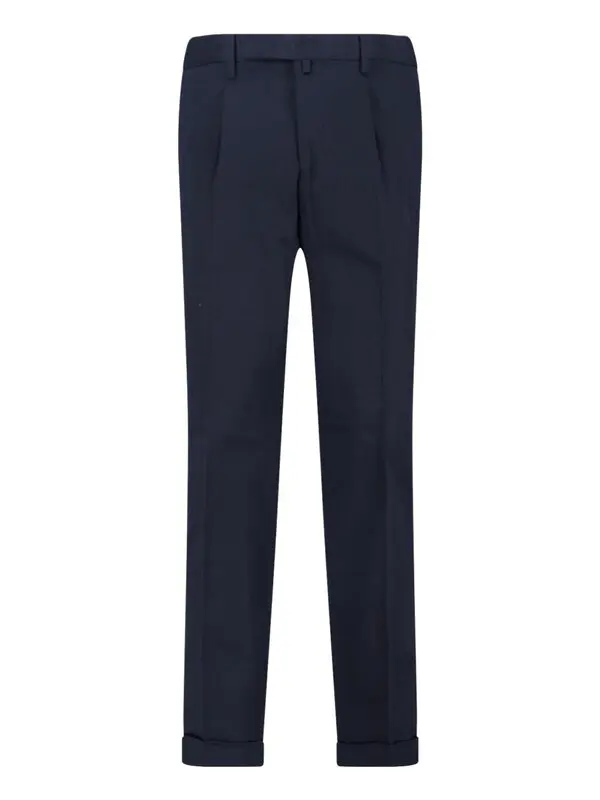BRIGLIA 1949 Bg 21s Cotton Trousers - Blue