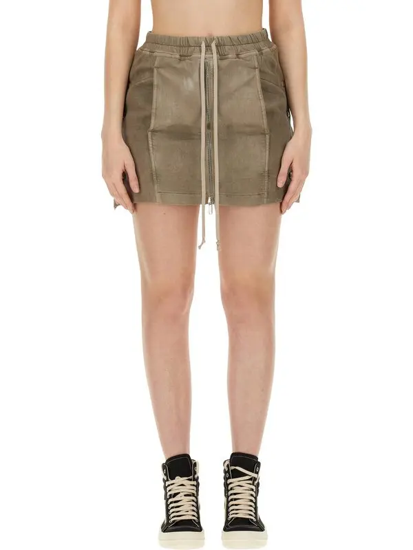 Rick Owens Mini Lido Skirt - Denim