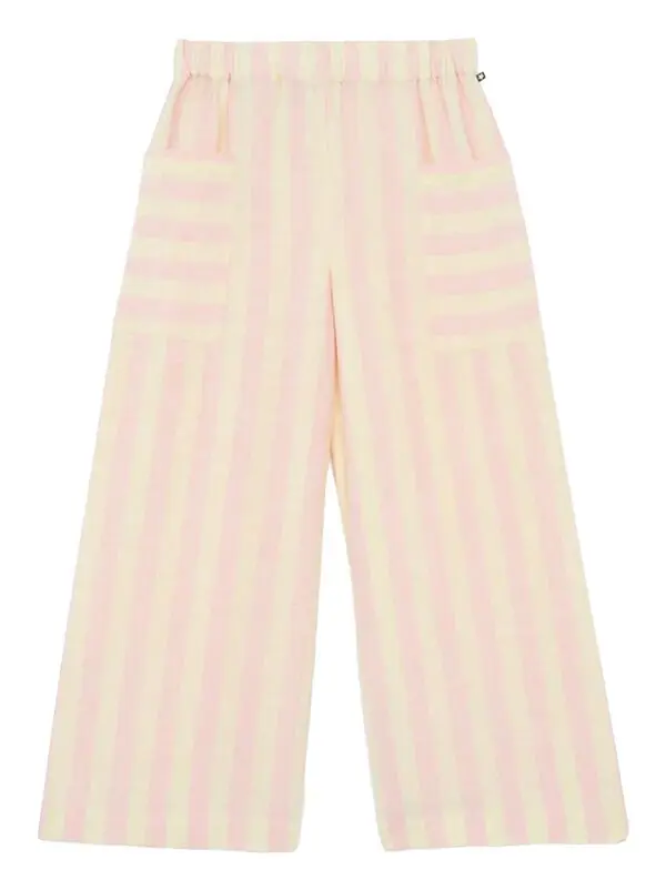 BONTON Striped Pants - Yellow