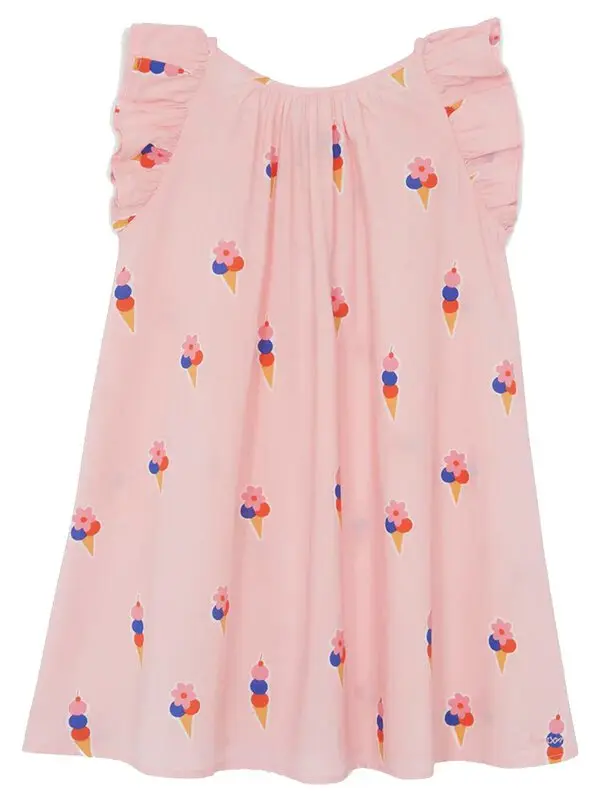 BONTON Printed Dress - Pink