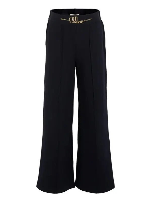 Chloé Wide Leg Trousers - Blue