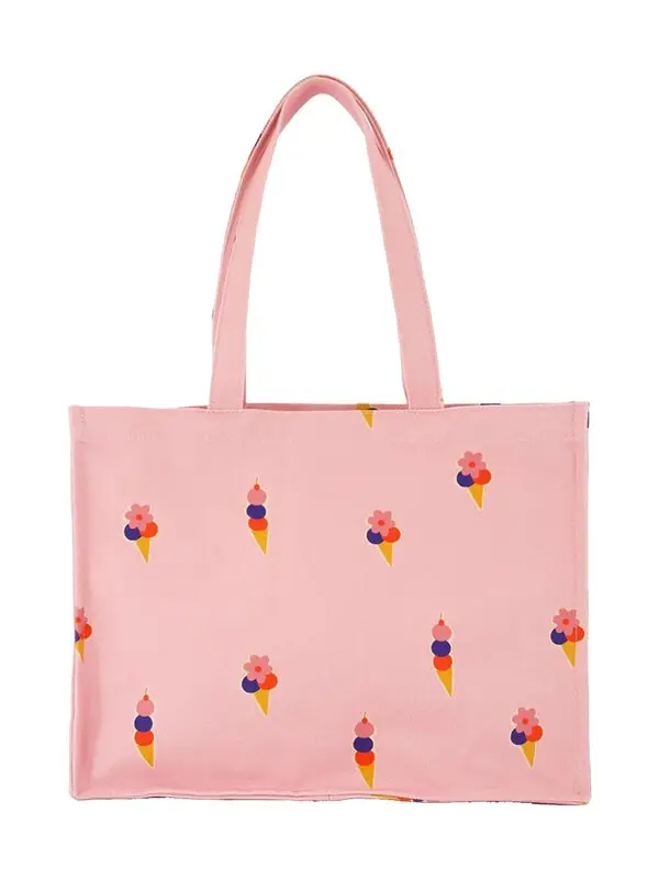 BONTON Printed Shopper - Pink
